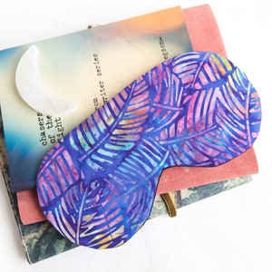 Purple Rainbow Sleeping Mask, Self Care Gift, Cotton Eye Mask ...