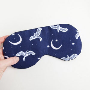 Moon Sleep Mask, Raven Sleeping Mask, Eye Mask, Self Care, Travel Gift ...