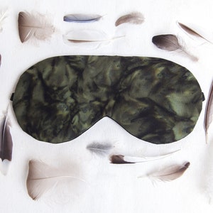 Green Sleeping Mask, Camouflage Eye Mask, Cotton Sleep Mask, Sleep Mask ...