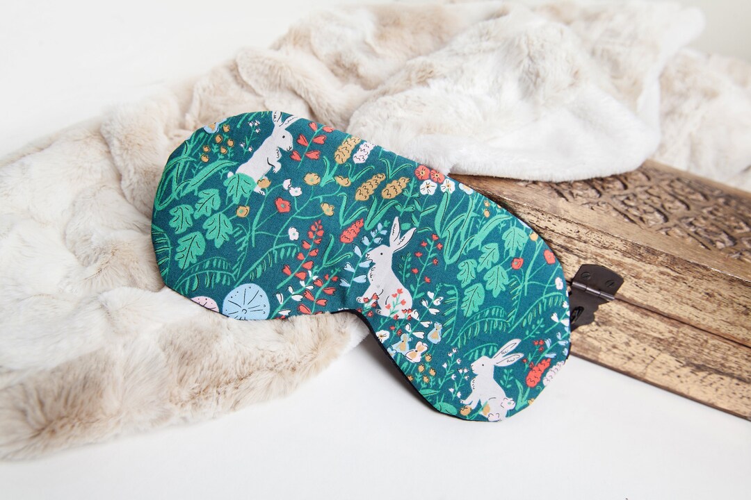 Rabbit Sleeping Mask, Sleep Mask, Sleep Aid, Organic Cotton, Traveler ...