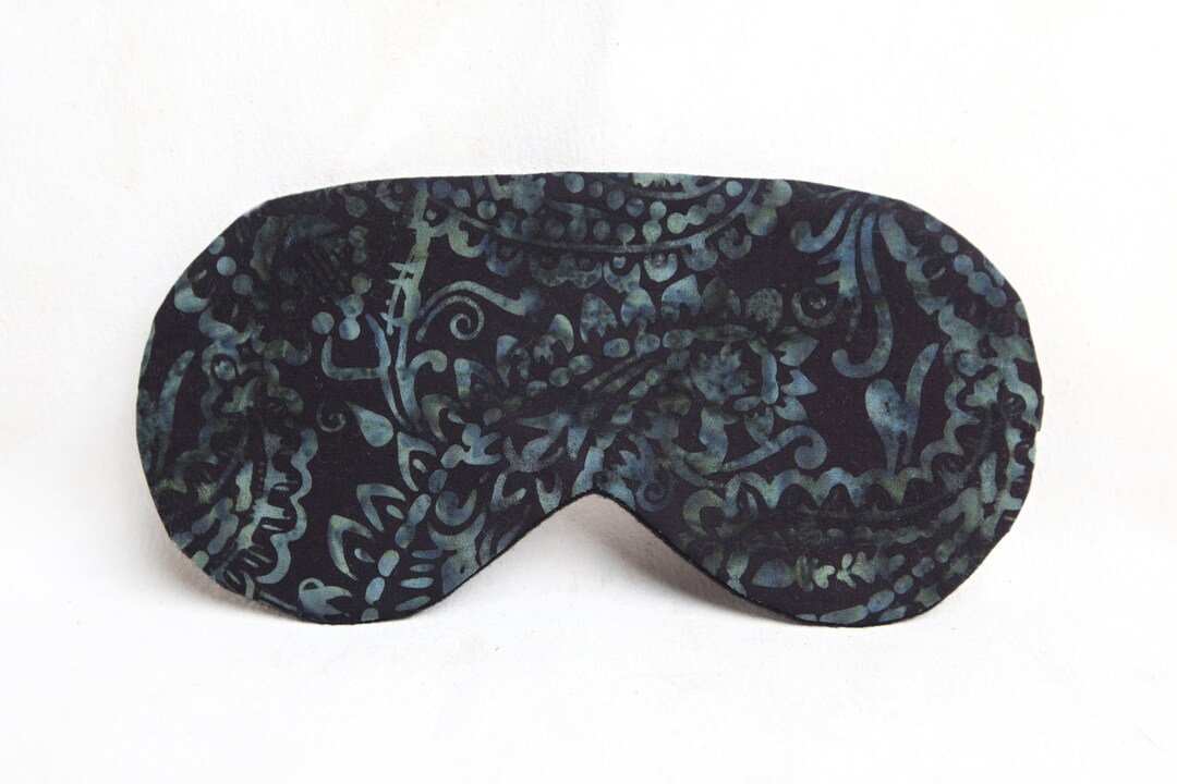 Black Green Sleeping Mask, Eye Sleep Mask, Self Care Gift for Man ...