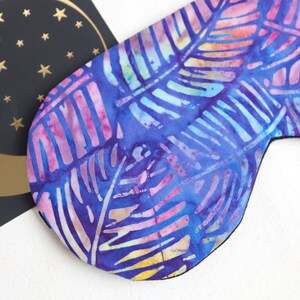 Purple Rainbow Sleeping Mask, Self Care Gift, Cotton Eye Mask ...