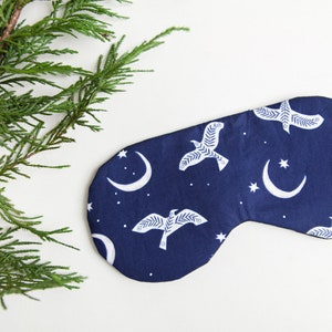 Moon Sleep Mask, Raven Sleeping Mask, Eye Mask, Self Care, Travel Gift ...