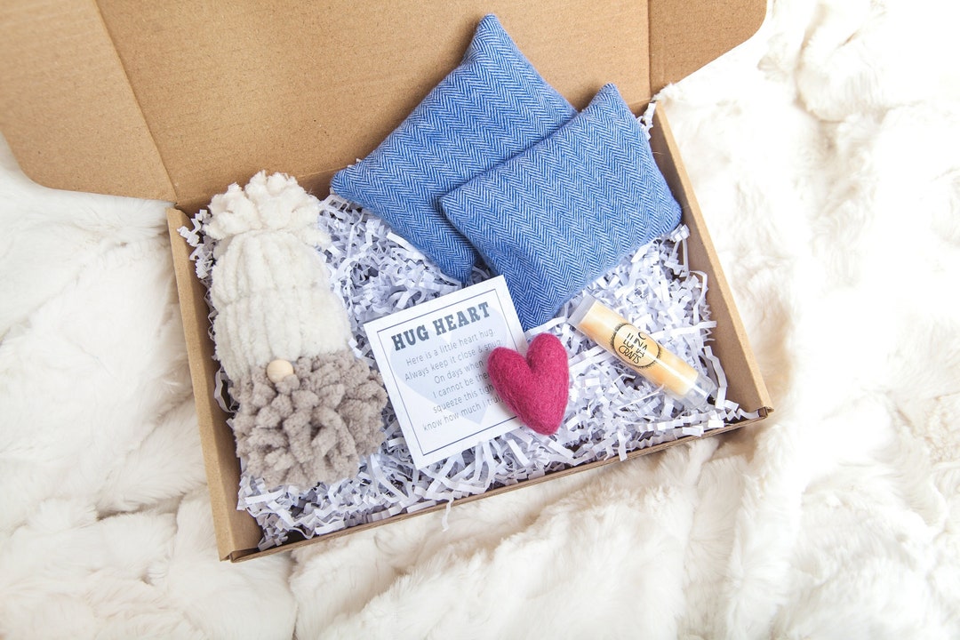 Blue Hand Warmer, Gift Set, Cozy Gift Box, Pocket Warmers Gift Set ...