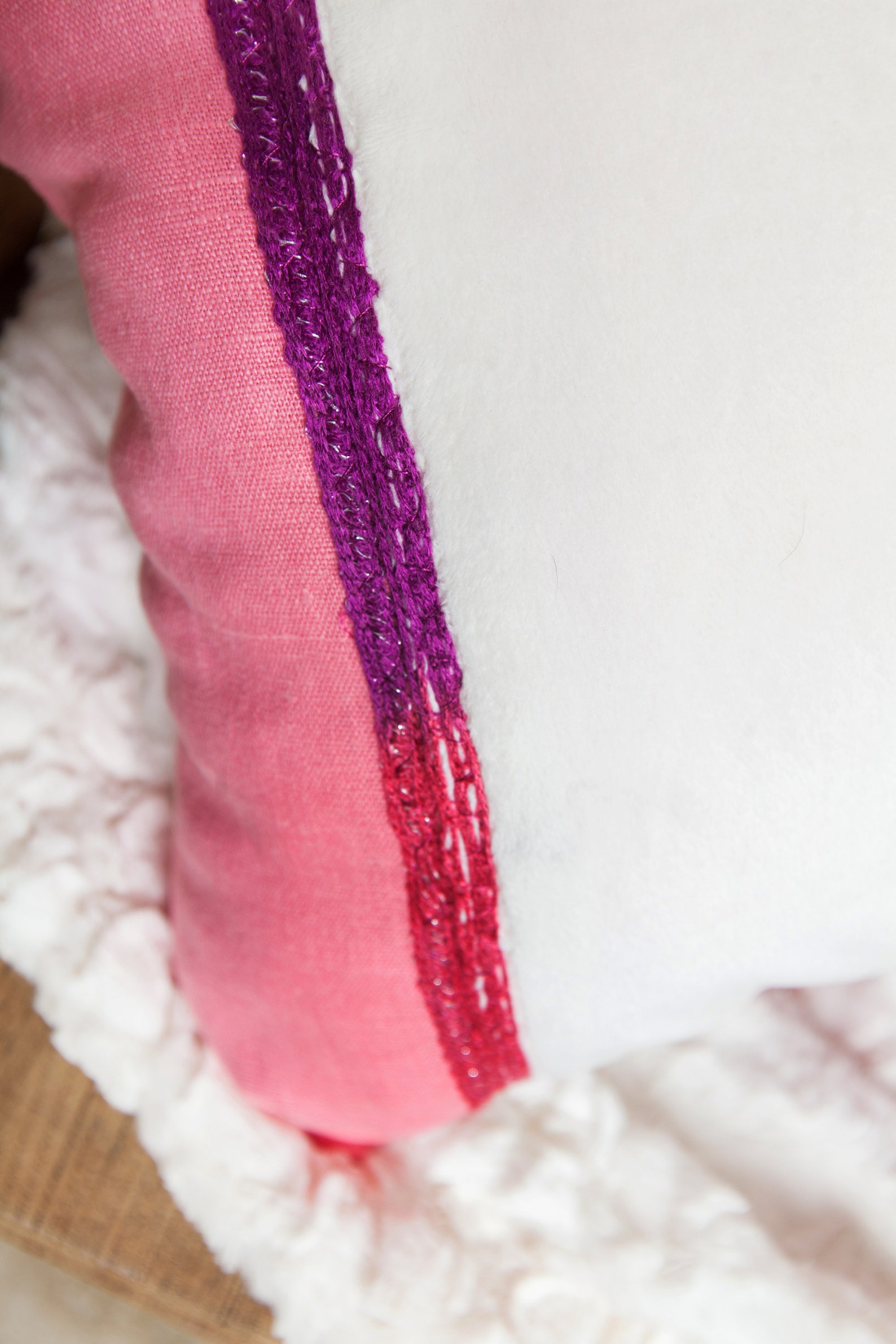 Bright Pink Bedroom Pillow Long Pillow Lumbar Boho Body - Etsy