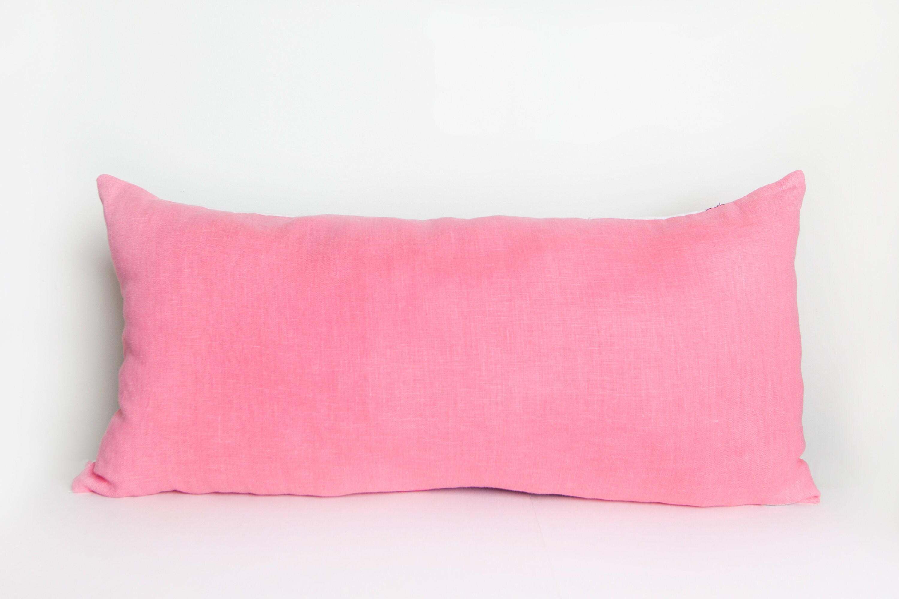 Bright Pink Bedroom Pillow Long Pillow Lumbar Boho Body - Etsy