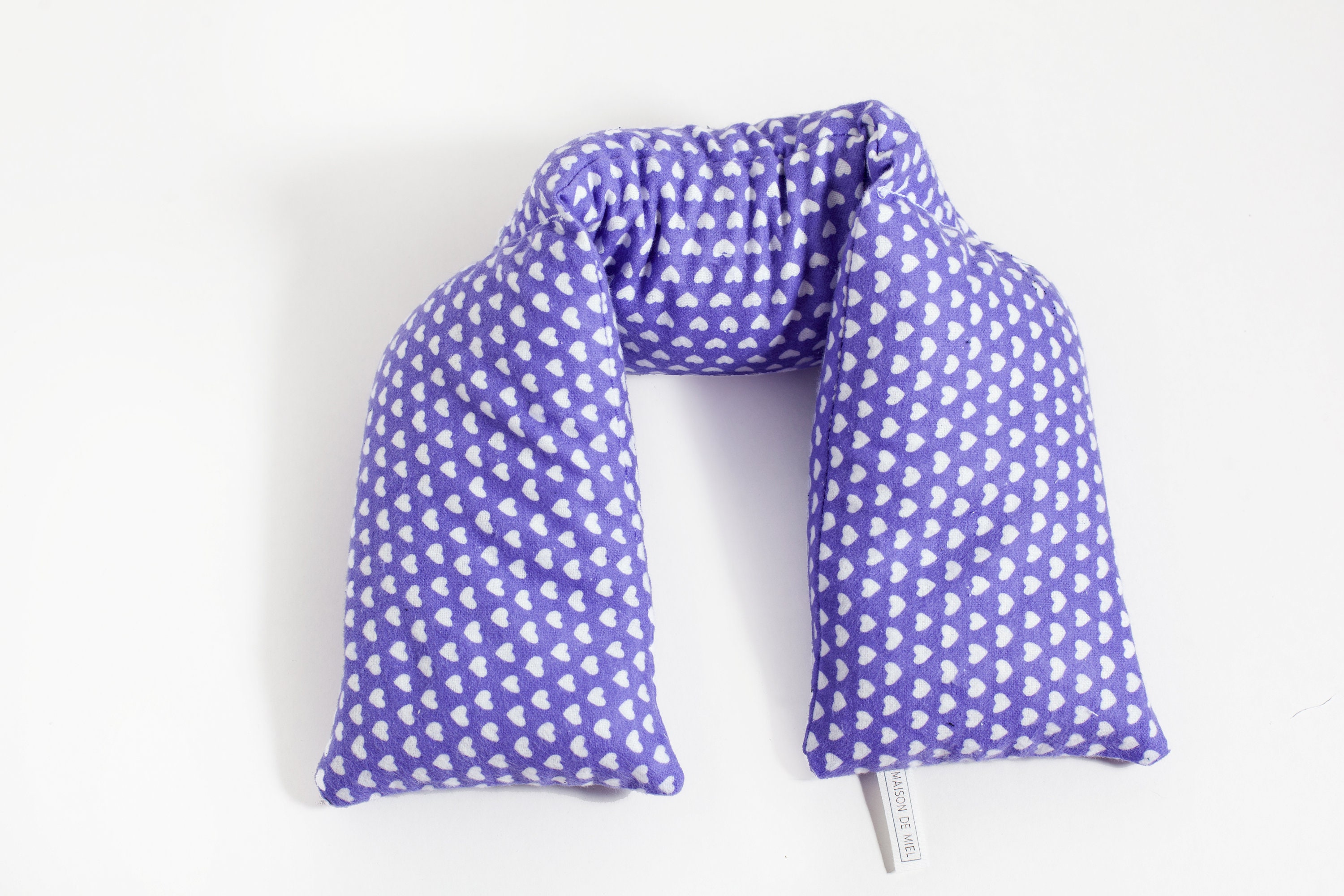 Lavender Heating Pad Rice Bag Heart Heat Pack Self Care | Etsy