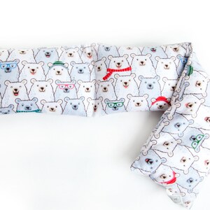 Polar Bear Rice Heating Pack, Gift for Friend, Lavender Heat Wrap ...