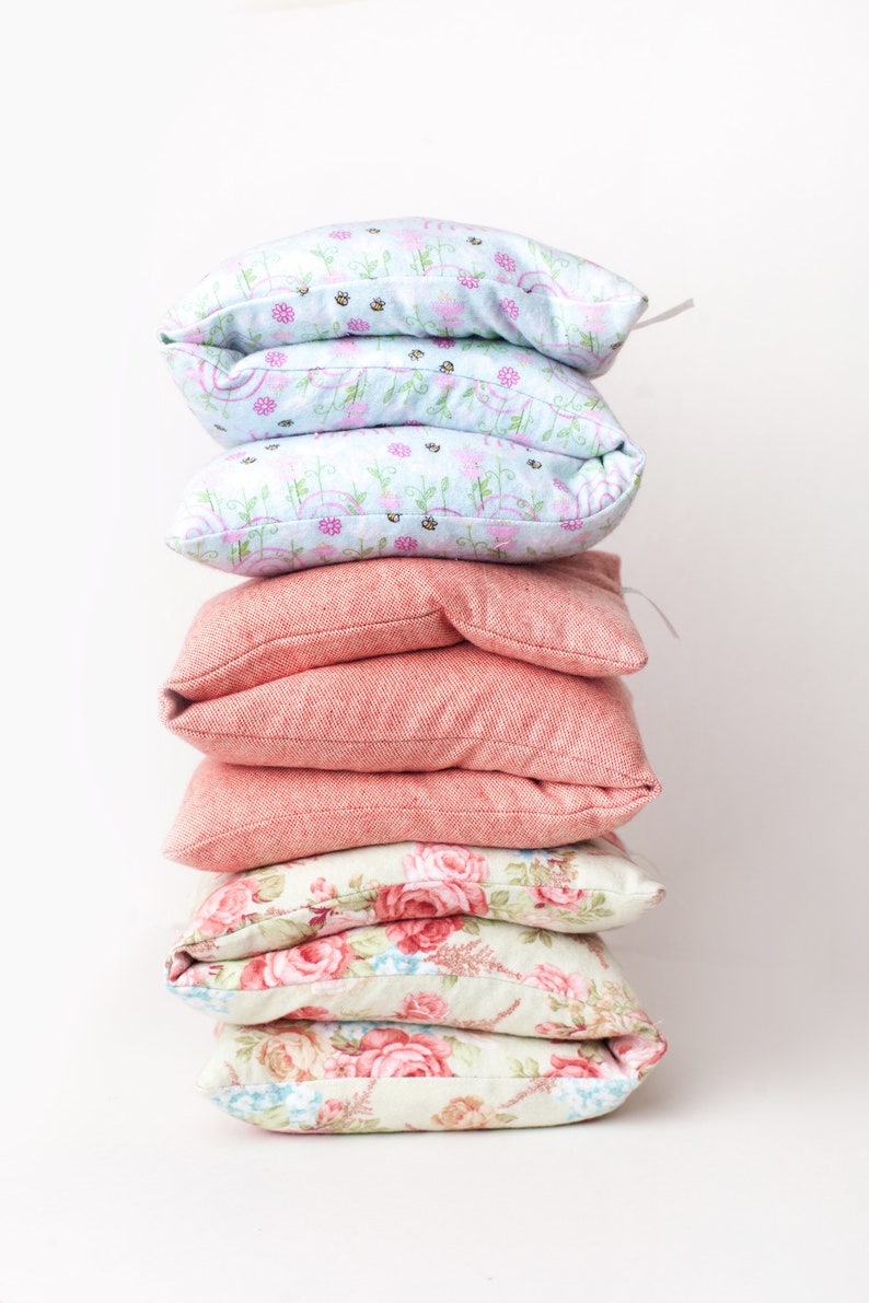 Pink Rice Bag Lavender Rice Heating Pad Meditation Pillow | Etsy