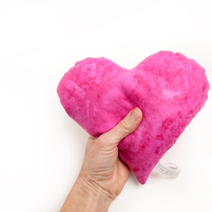 Heart Rice Bag, Heating Pad, Pink Red Microwaveable Reusable Heat Bag ...