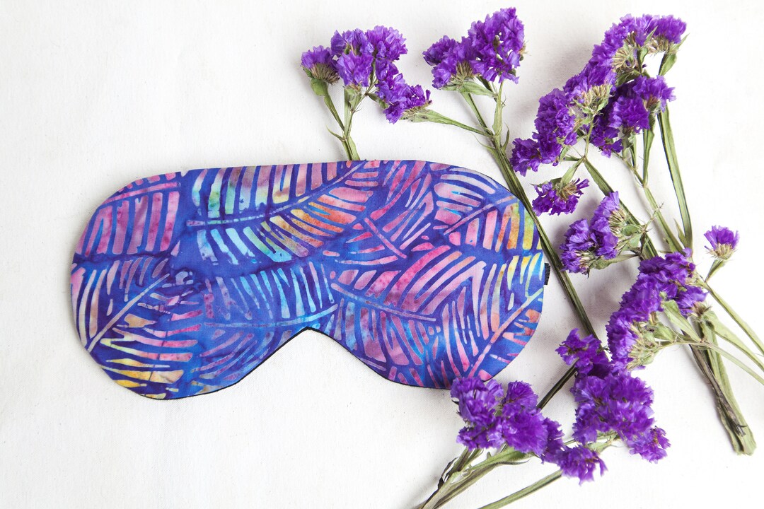 Purple Rainbow Sleeping Mask, Self Care Gift, Cotton Eye Mask ...
