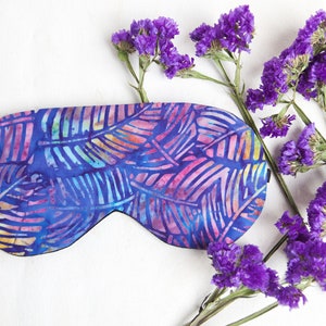 Purple Rainbow Sleeping Mask, Self Care Gift, Cotton Eye Mask ...