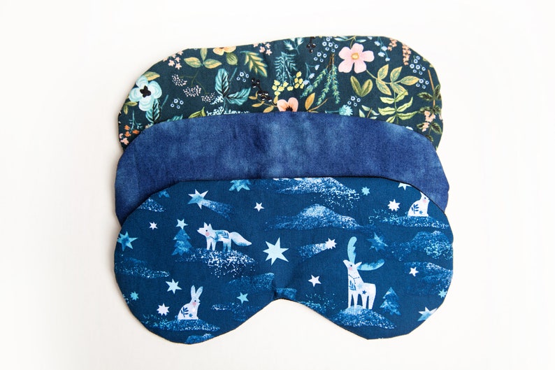 Moon Sleep Mask Raven Sleeping Mask Eye Mask Self Care | Etsy