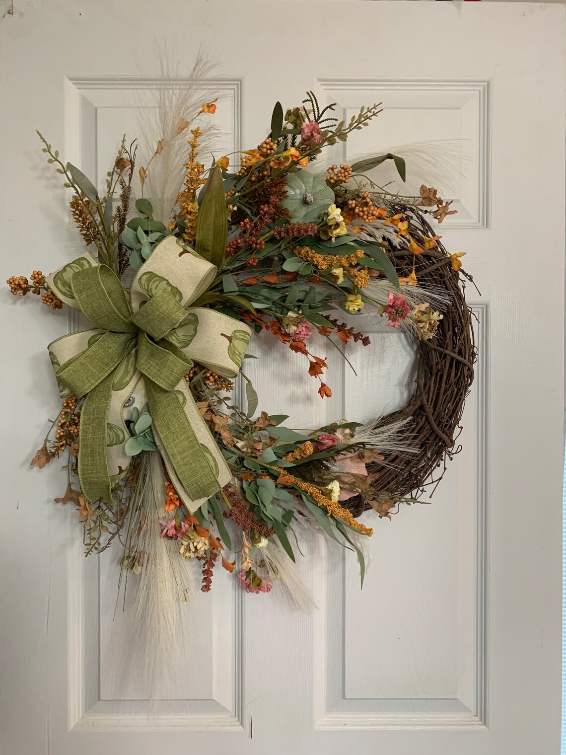 BOHO FALL WREATH for Your Front Door Decor. - Etsy
