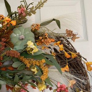 BOHO FALL WREATH for Your Front Door Decor. - Etsy
