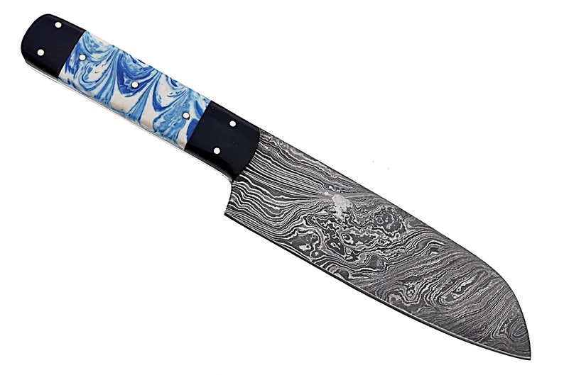 Damascus Steel HANDMADE 12 Inch Kitchen Santoku Chef Knife - Etsy