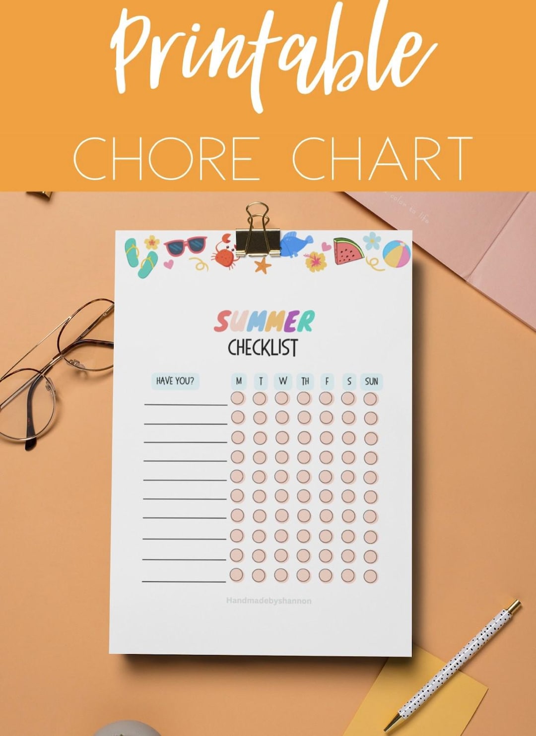 Summer Chore Chart, Chore Checklist, Vacation, Summer Break, Kid Chores ...