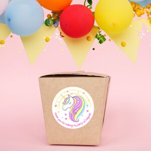 Unicorn Favor Tags, Treat Tags, Bag Labels, Thank You Tags, Unicorn ...
