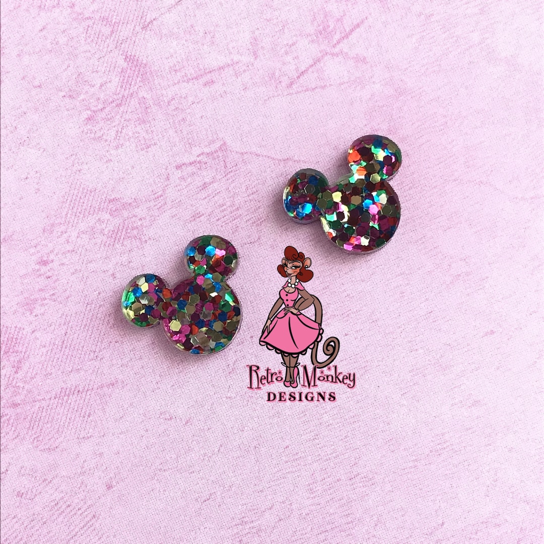 Mouse Ears Disney Inspired Mickey and Minnie Shape Sparkle Confetti ...