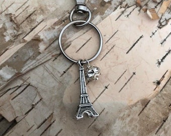Paris keychain | Etsy