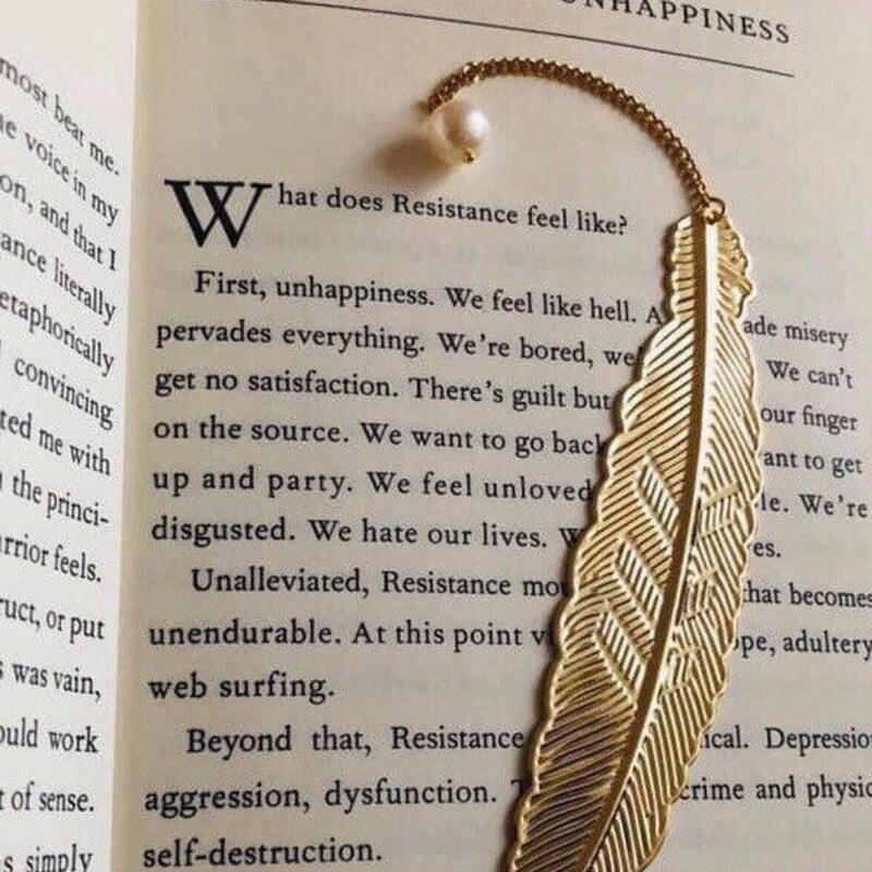 Feather Bookmarks - Etsy