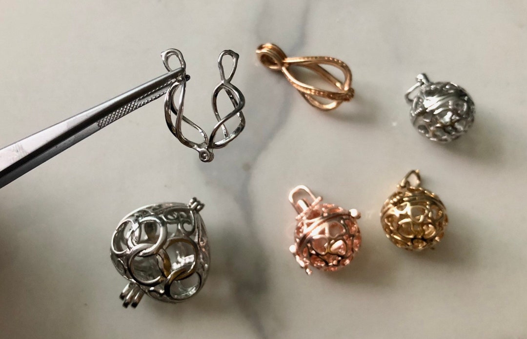 Cage Pendant, Locket Pendant, Heart Locket, Essential Oil Pendant ...