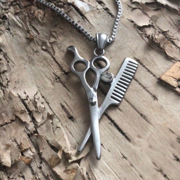 Scissors Pendant - Etsy