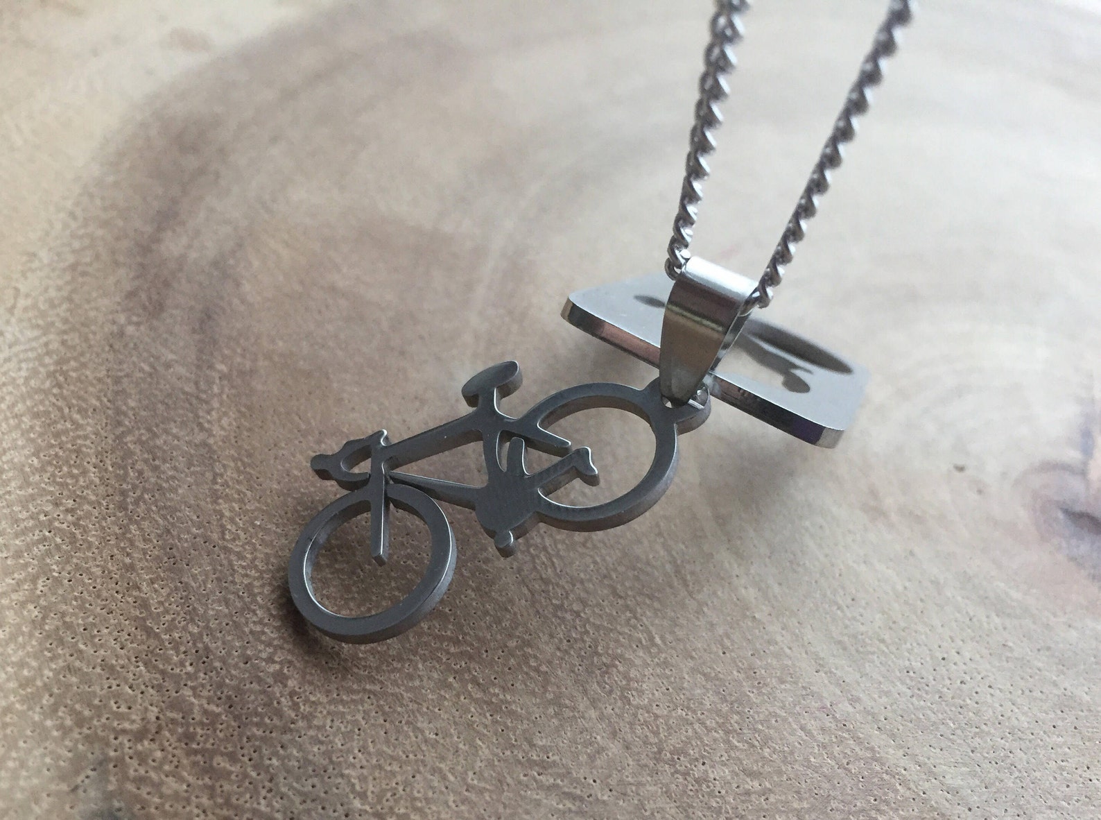 Bicycle Necklace, Gym Jewelry, Fitness Jewelry, Exercise Jewelry ...