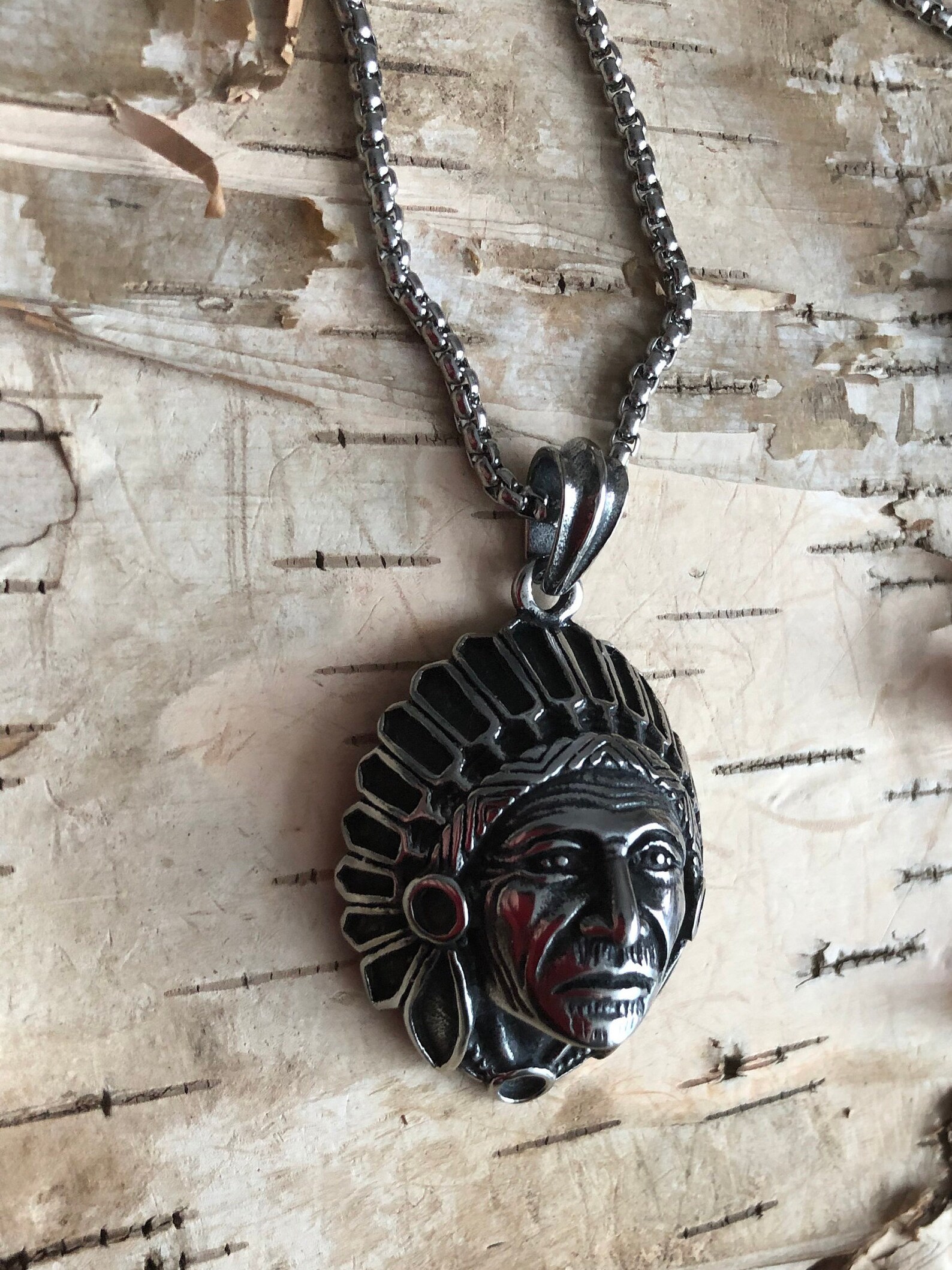 Indian Chief Necklace Feather Jewelry Tribal Necklace Boho - Etsy