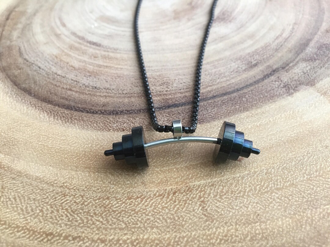 Gym Jewelry, Dumbbell Necklace, Fitness Jewelry, Exercise Jewelry ...