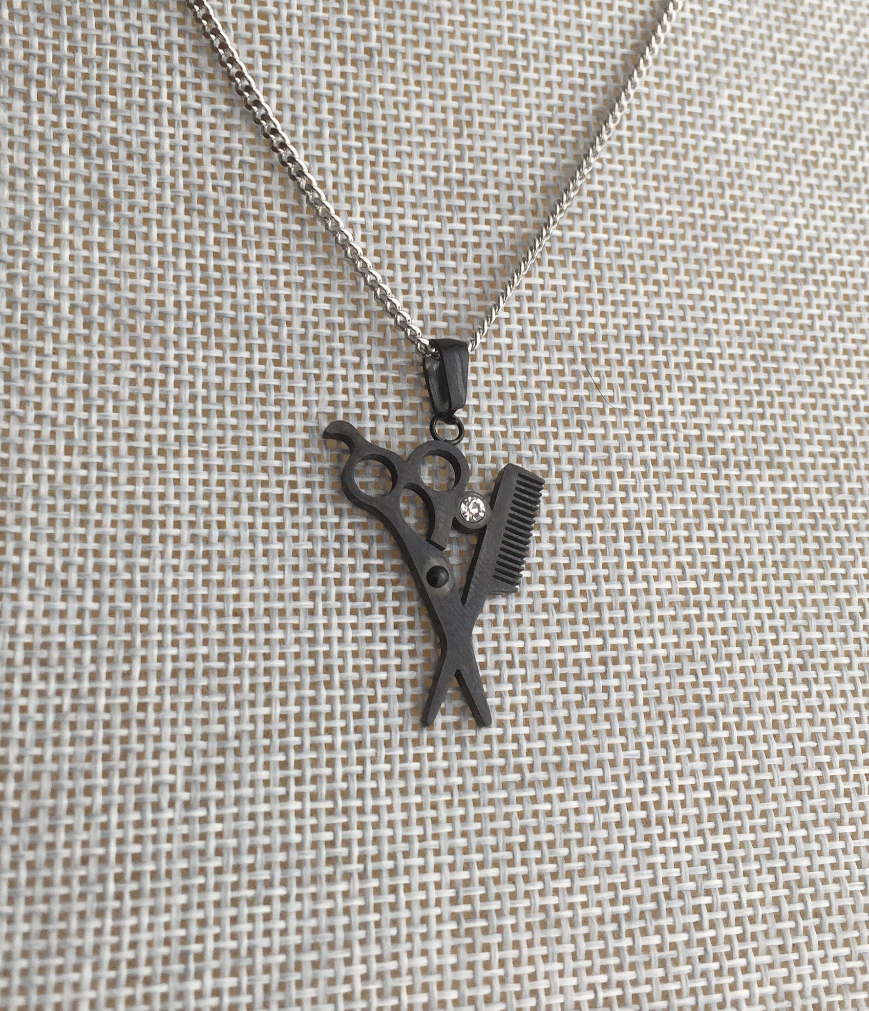 Scissors Pendant stylist Graduation Hairdresser Jewelry | Etsy