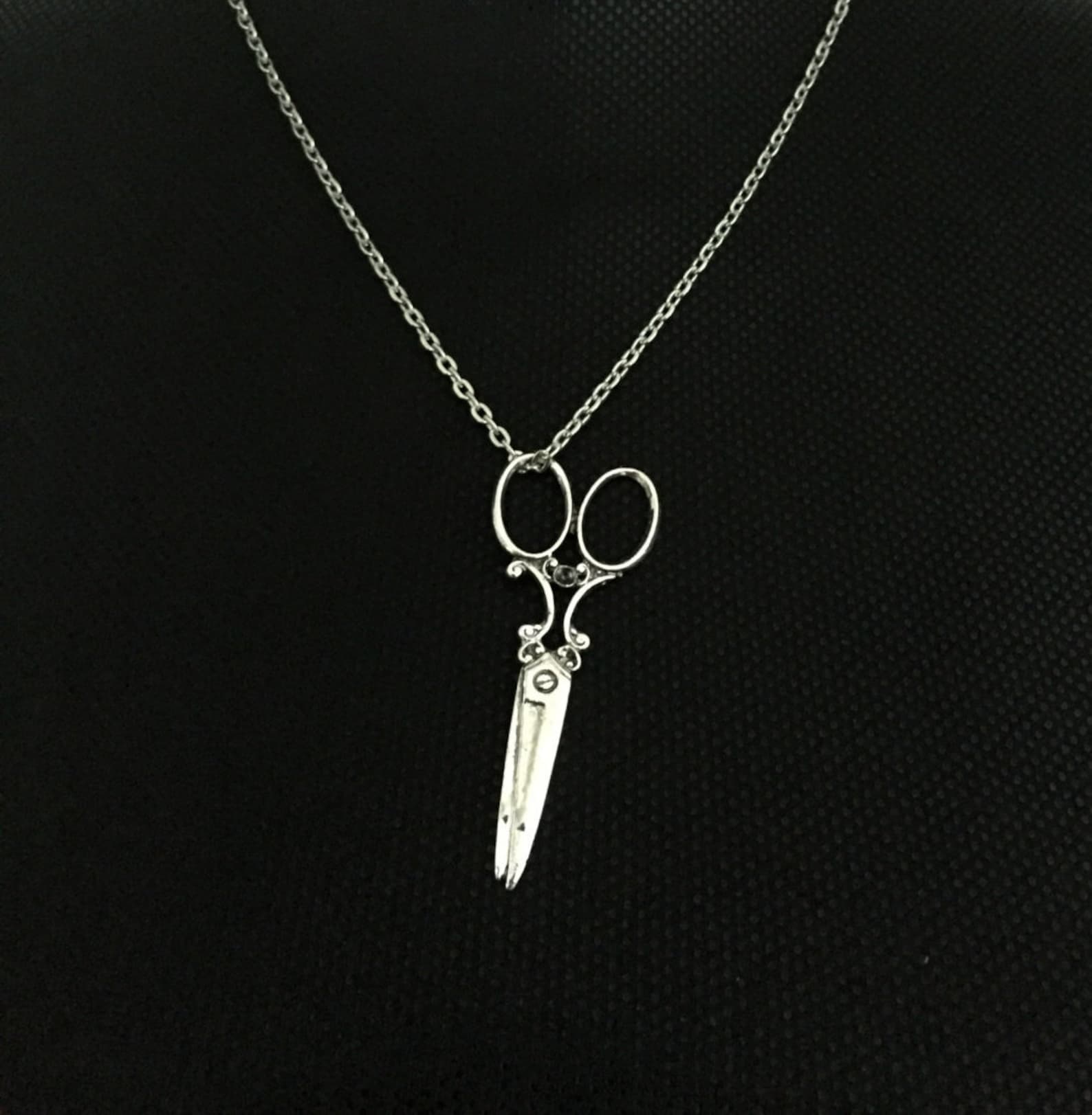 Scissors Pendant Scissors Necklace Hairdresser Jewelry | Etsy