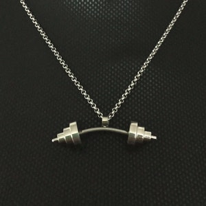 Dumbbell Jewelry, Dumbbell Pendant, Barbell Jewelry, Fitness Gift ...