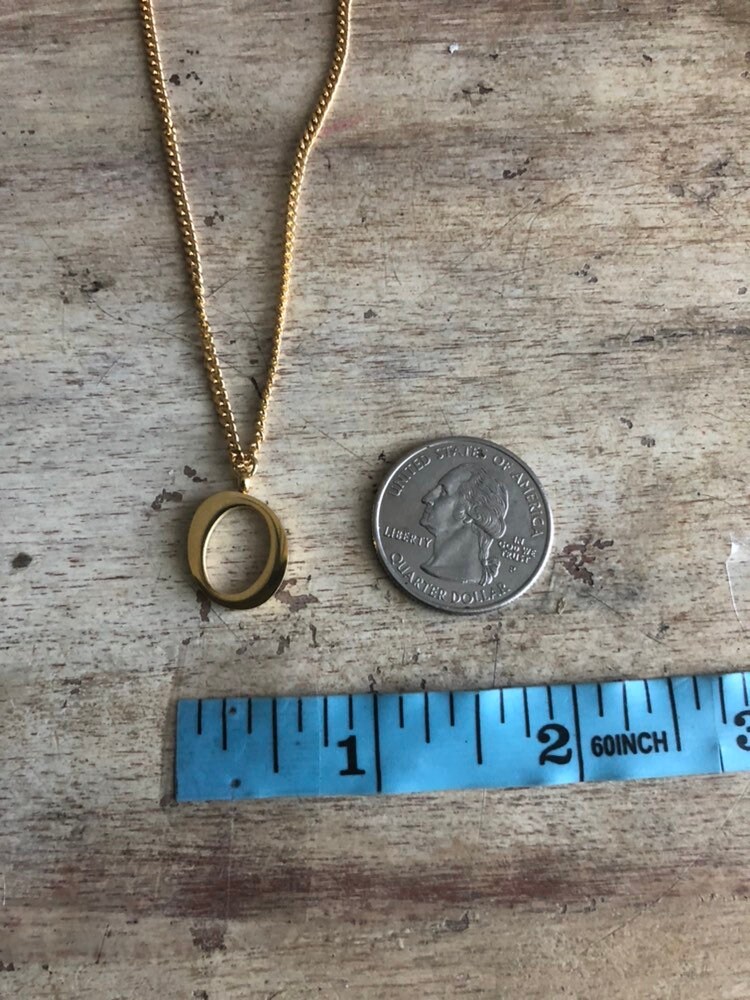 Letter K Necklace Gold Monogram Necklace Name Necklace | Etsy