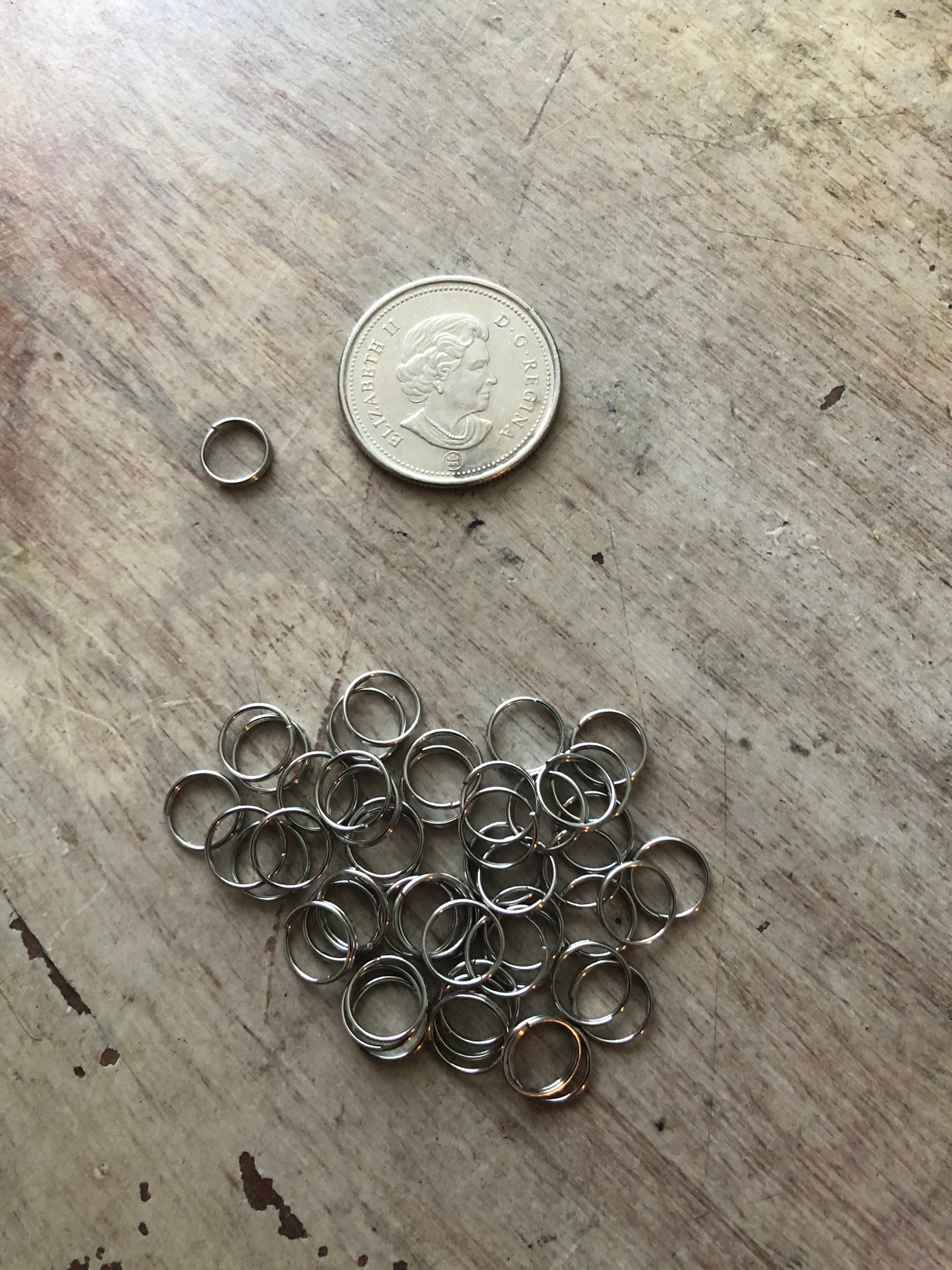 Split Rings Stainless Steel Split Rings Jewelry Findings - Etsy