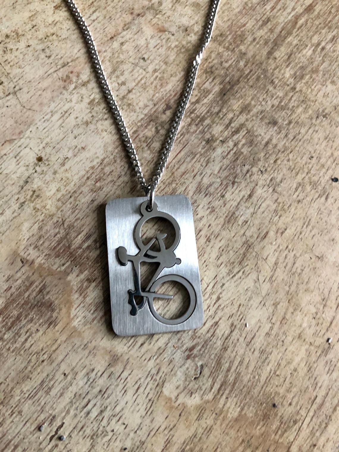 Bicycle Necklace, Gym Jewelry, Fitness Jewelry, Exercise Jewelry ...