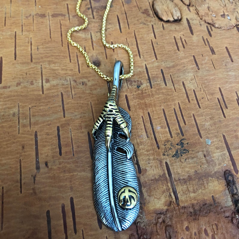 Feather Necklace - Etsy