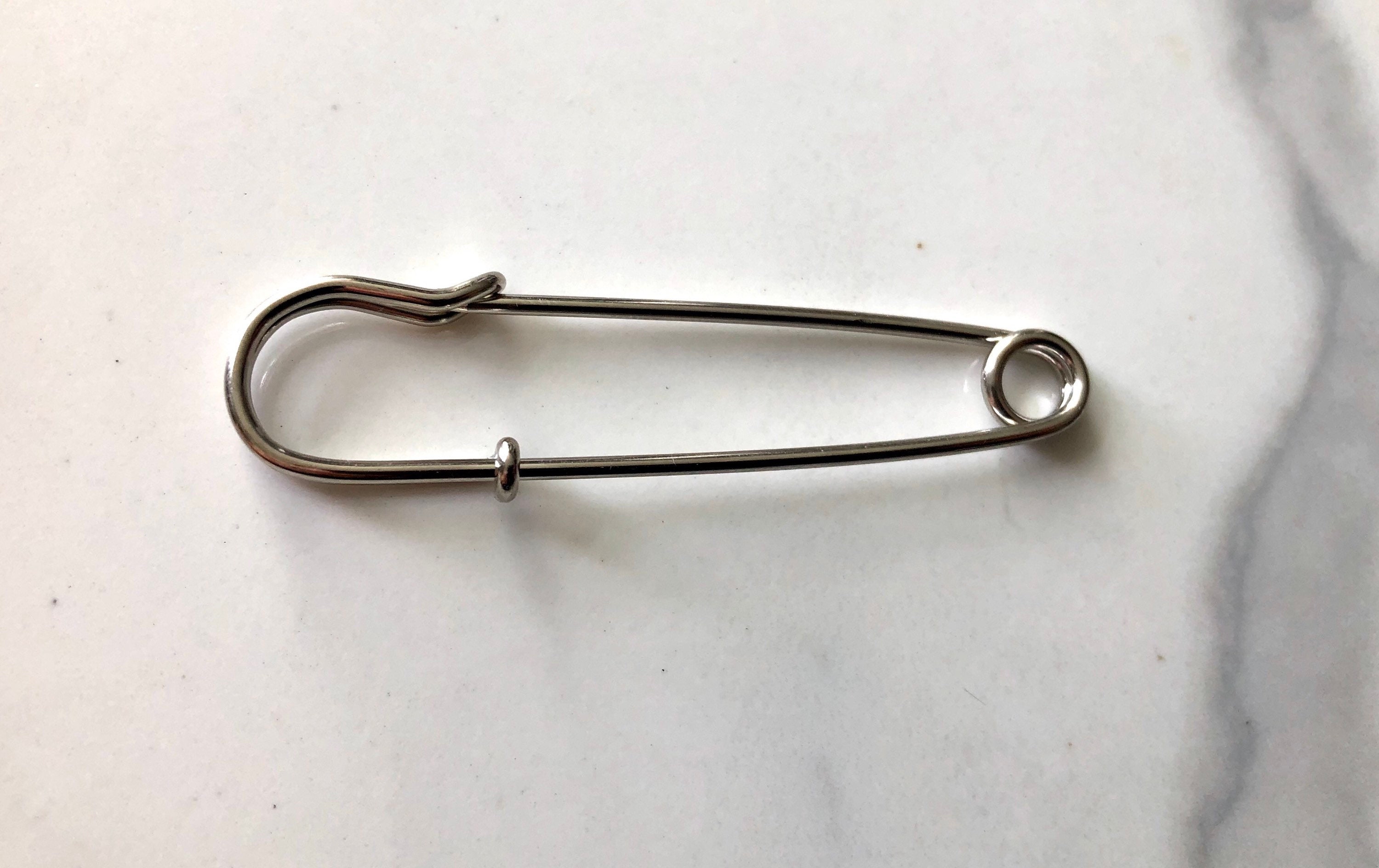 Safety Pin Kilt Pin Safety Brooch Findings 5 Hole Loops for | Etsy