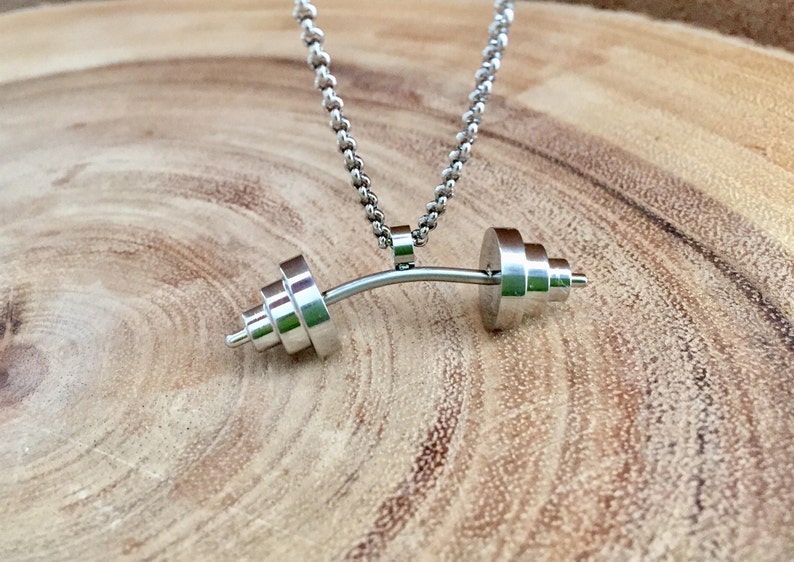 Gym Jewelry, Dumbbell Necklace, Fitness Jewelry, Exercise Jewelry ...