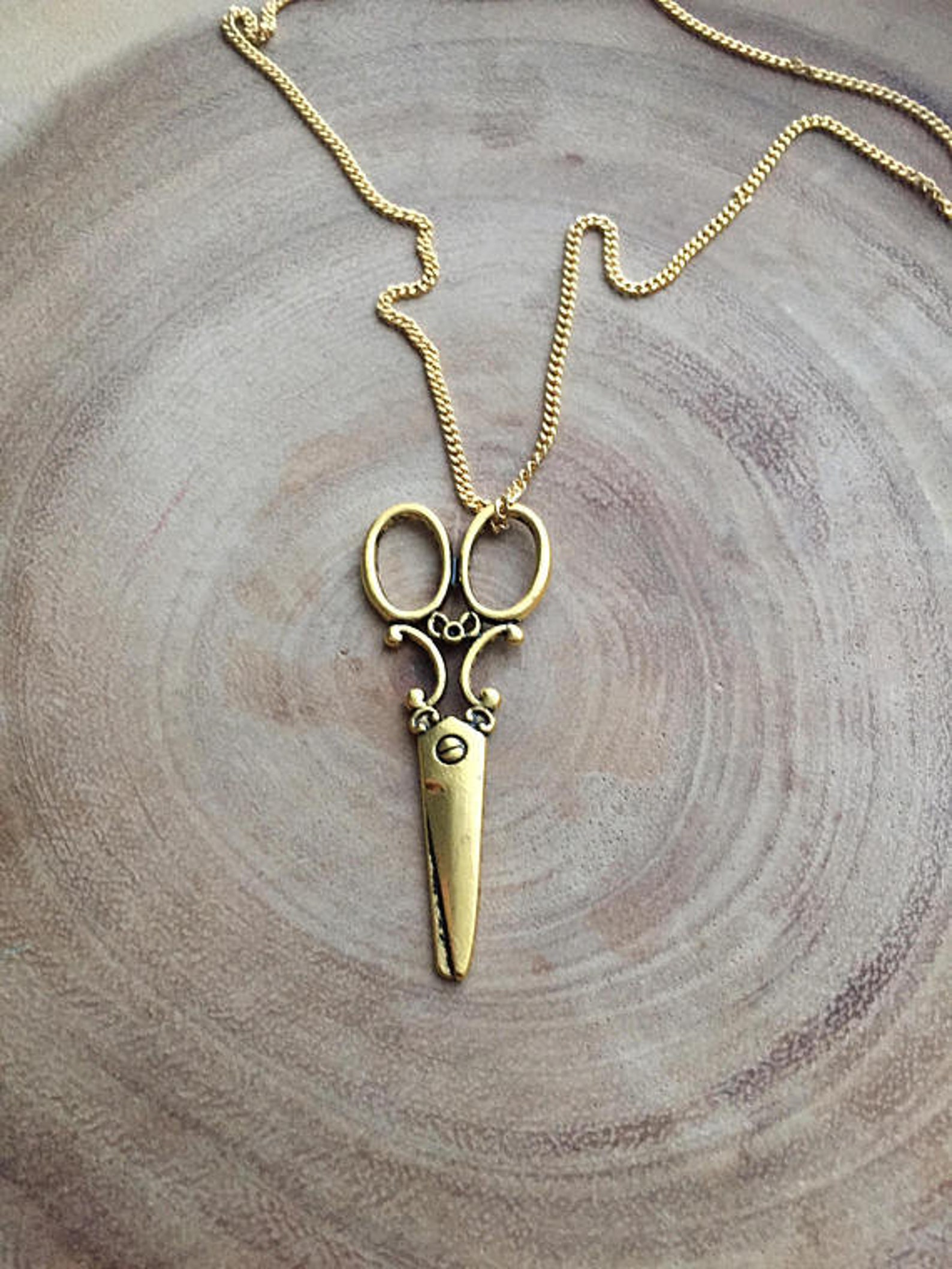 Scissors Pendant Scissors Necklace Hairdresser Jewelry | Etsy