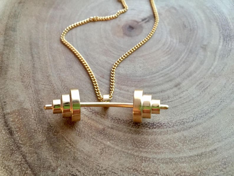 Gym Jewelry, Dumbbell Necklace, Fitness Jewelry, Exercise Jewelry ...