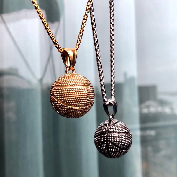 Basketball Necklace - Etsy