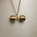 Gym Jewelry, Dumbbell Necklace, Fitness Jewelry, Crossfit Pendant ...