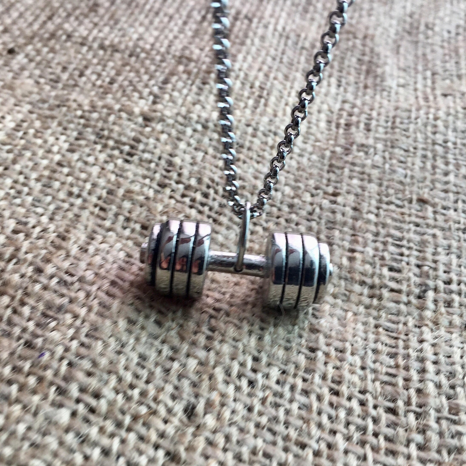Gym Jewelry, Dumbbell Necklace, Fitness Jewelry, Exercise Jewelry ...