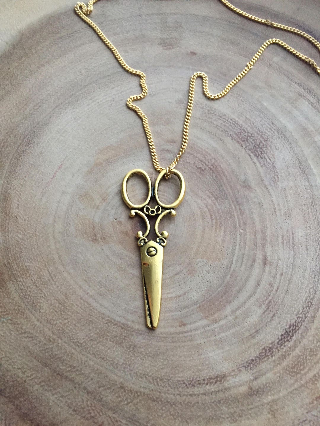 Scissors Necklace, Scissors Pendant, Hairdresser Jewelry, Tailor ...
