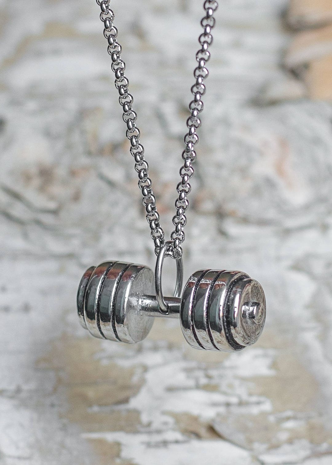 Gym Jewelry, Dumbbell Necklace, Fitness Jewelry, Exercise Jewelry ...