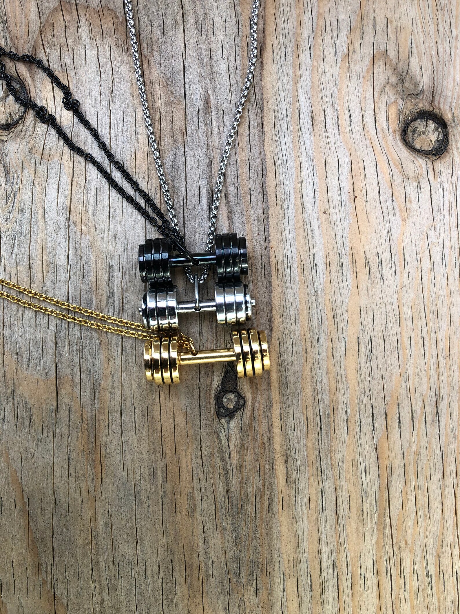 Gym Jewelry, Dumbbell Necklace, Fitness Jewelry, Exercise Jewelry ...
