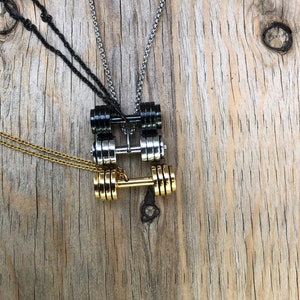 Gym Jewelry, Dumbbell Necklace, Fitness Jewelry, Exercise Jewelry ...