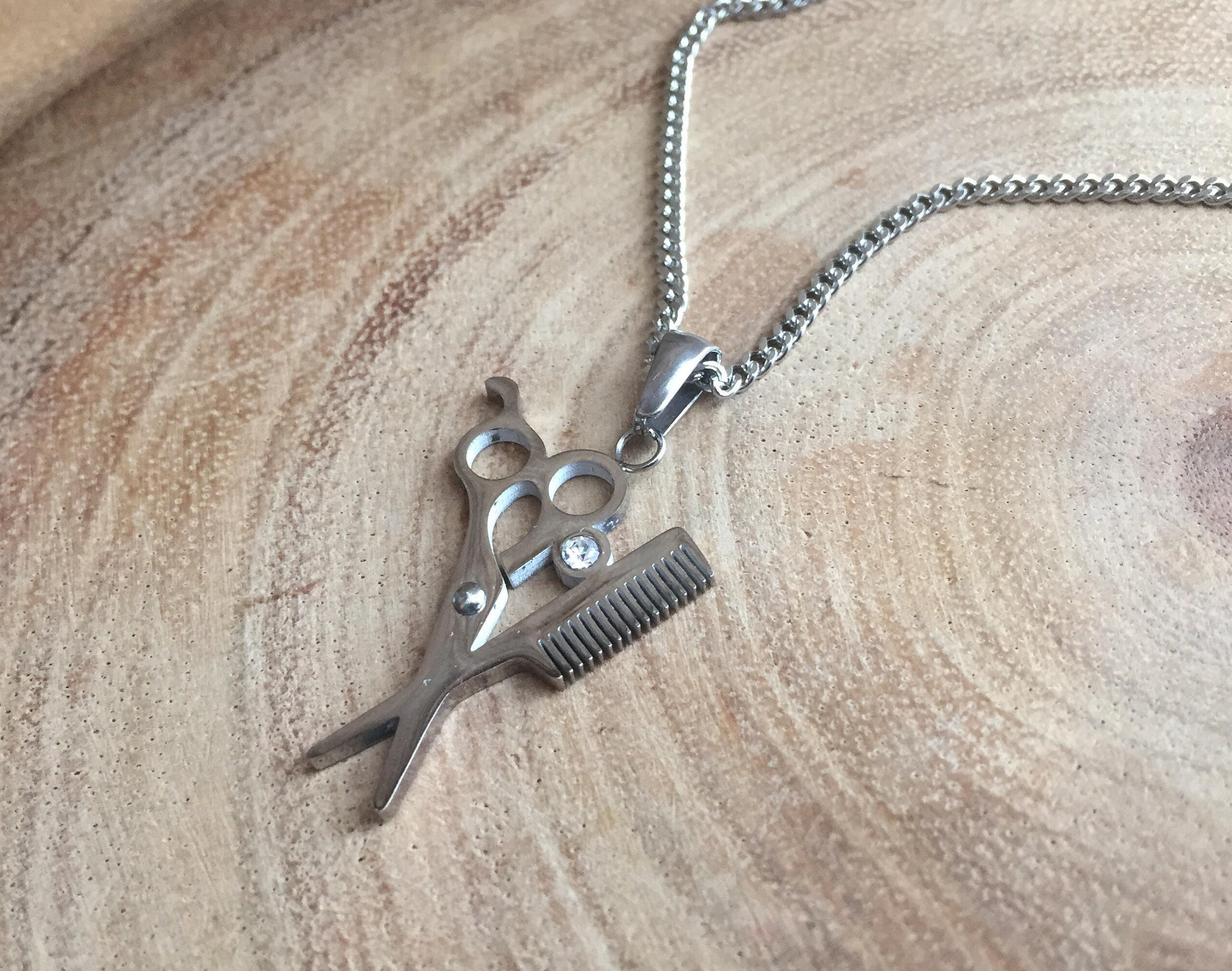 Scissors Pendant Hair Salon Charm Hairdresser Jewelry Gift | Etsy