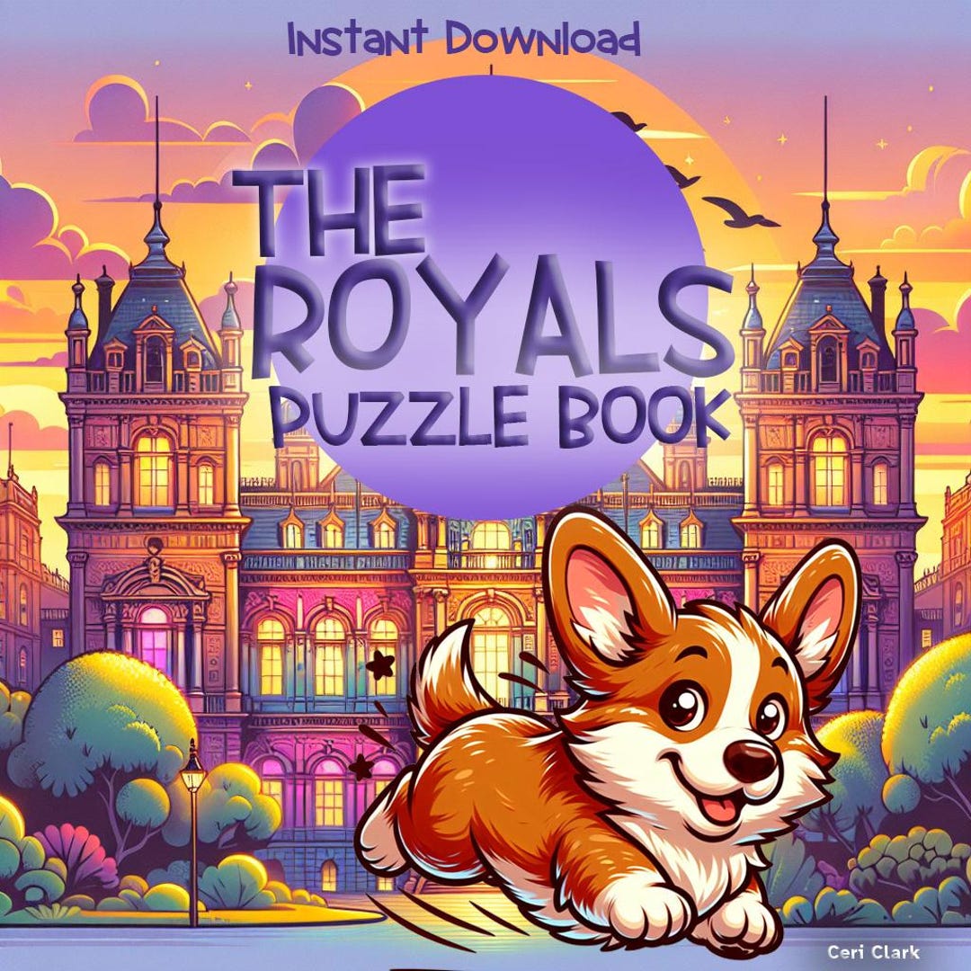 British Royals Puzzle Book Printable PDF Kids & Adults Educational ...